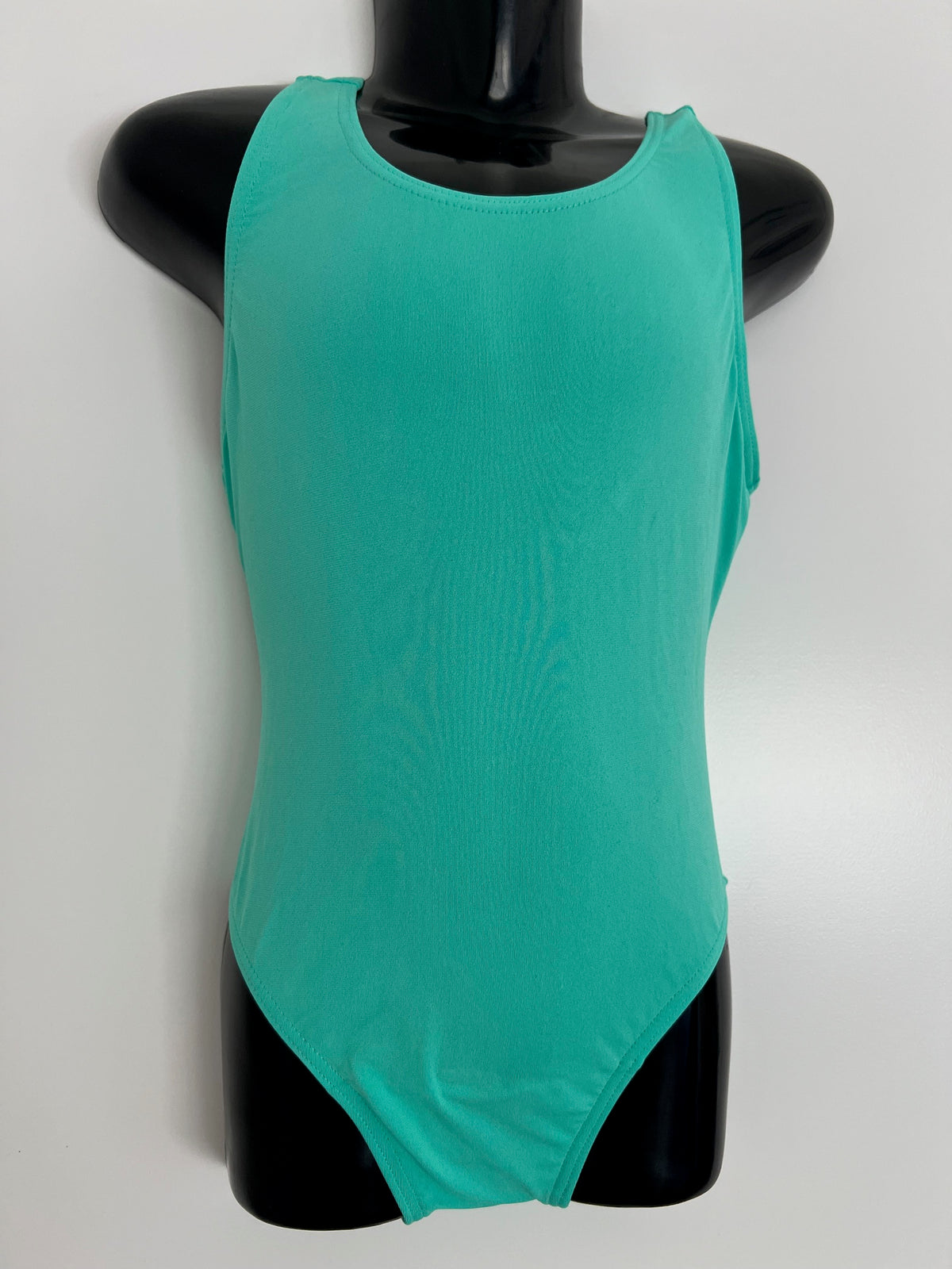 Girls One Piece Racing Swimsuit Chlorine Resistant - Lime